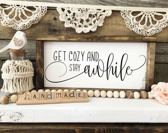 Warm and Cozy Signs - Etsy