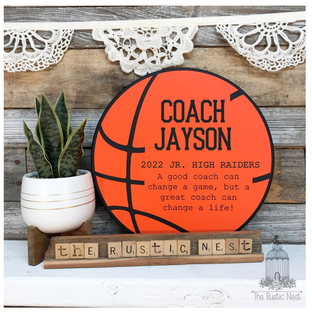 Basketball Coach Gift | End of Season Coach Gift | Coach Gift | Coach ...