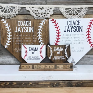 Baseball Coach Gift | Softball Coach Gift | Graduation Gift | End of ...