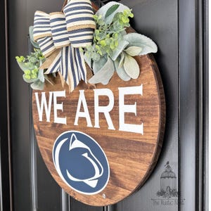 Penn State Door Hanger: Officially Licensed Nittany Lions Sign - Etsy