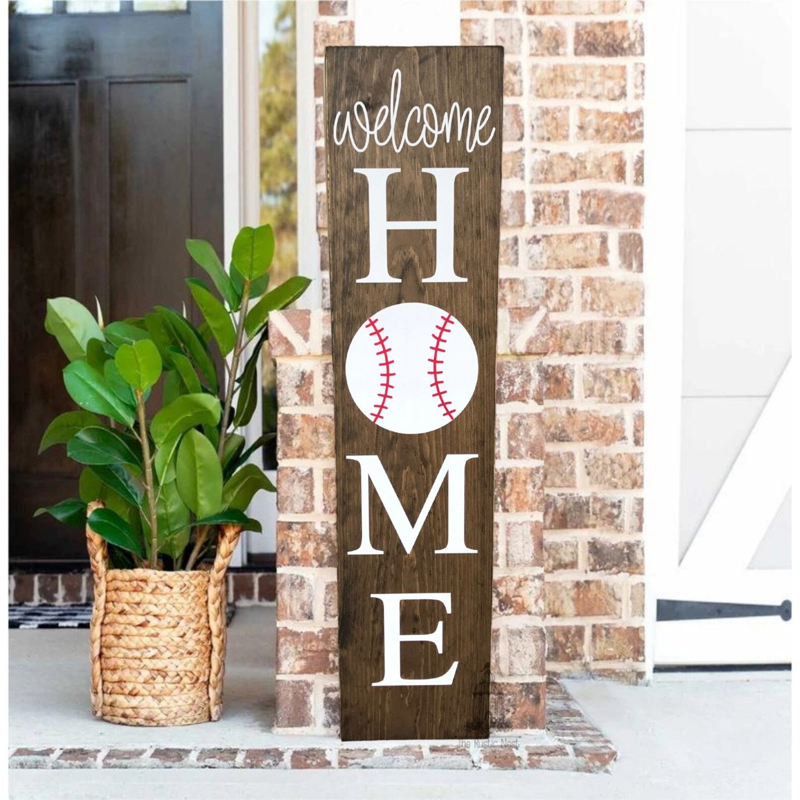 Welcome Home Porch Sign Baseball Sign Softball Sign - Etsy