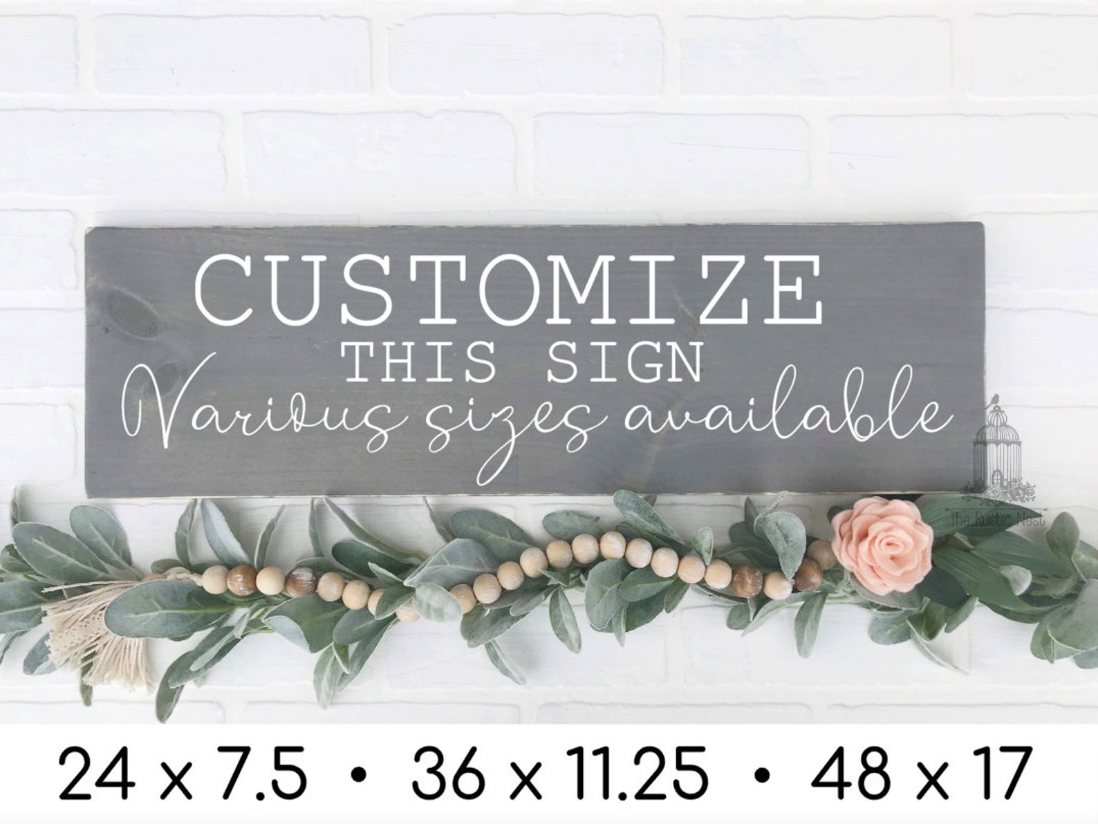 Customized Wood Sign Custom Quote Sign Create Your Own - Etsy