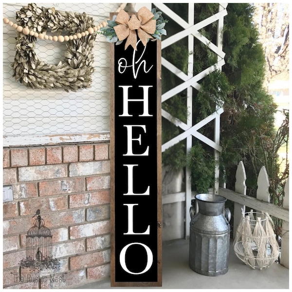 Oh Hello Sign - Etsy