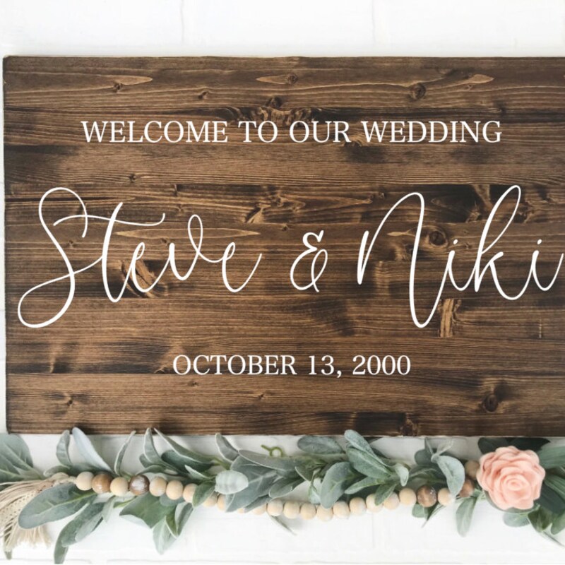 Rustic Welcome Sign - Etsy