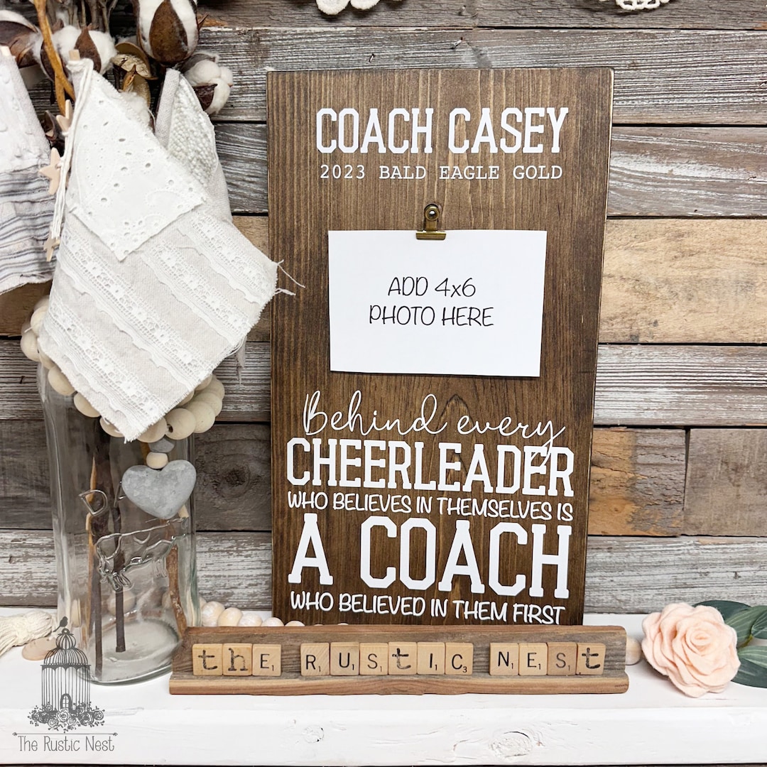 Cheerleader Coach Gift | Cheer Coach Gift | Personalized Cheer Coach ...