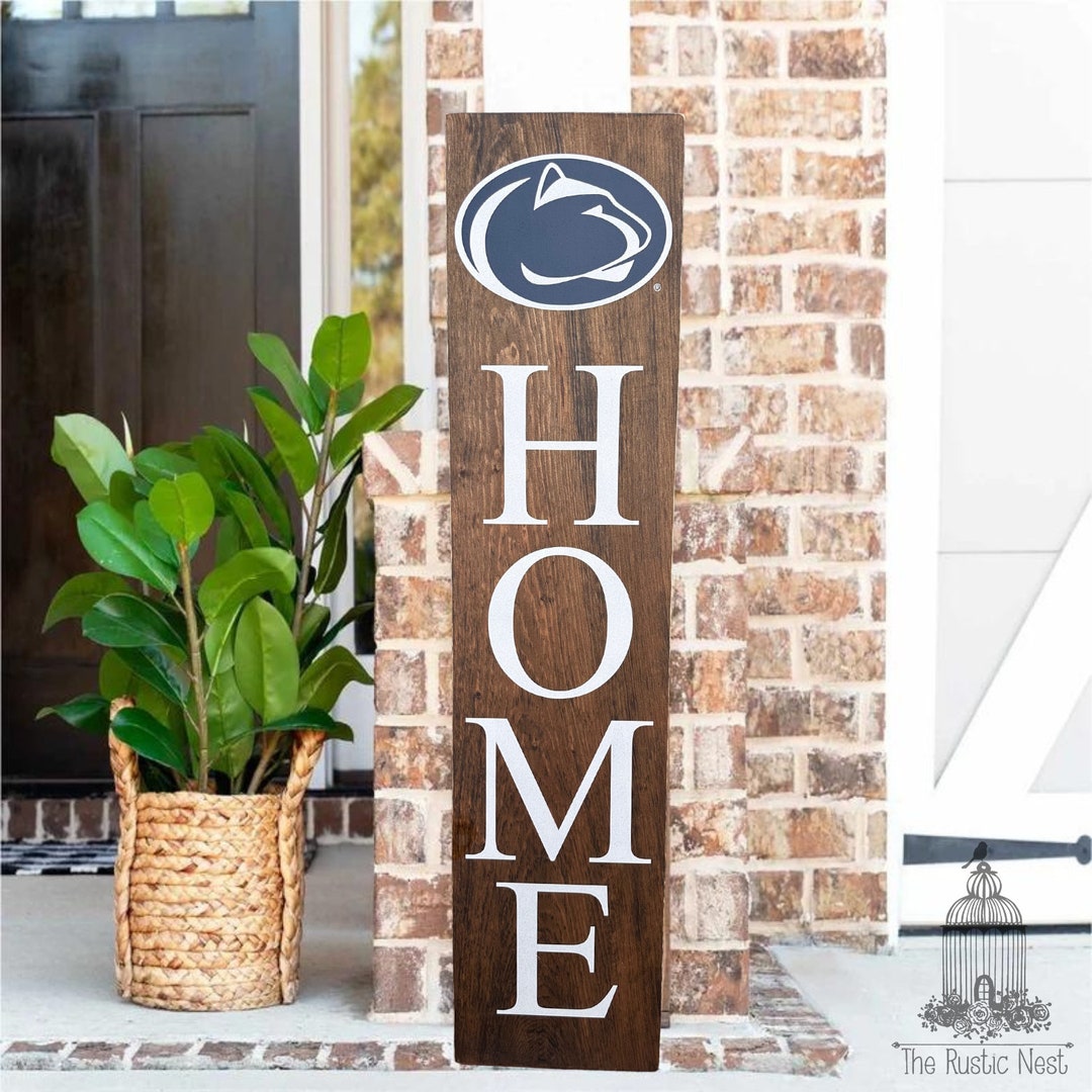 Penn State Front Porch Sign We Are Nittany Lions PSU Pennsylvania Sign ...