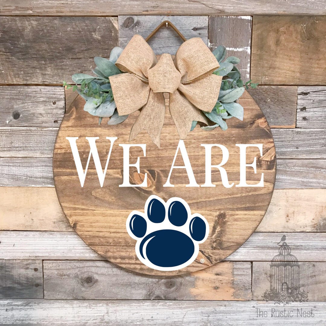 We Are Penn State Door Hanger | Penn State Sign | We Are Sign | Penn ...