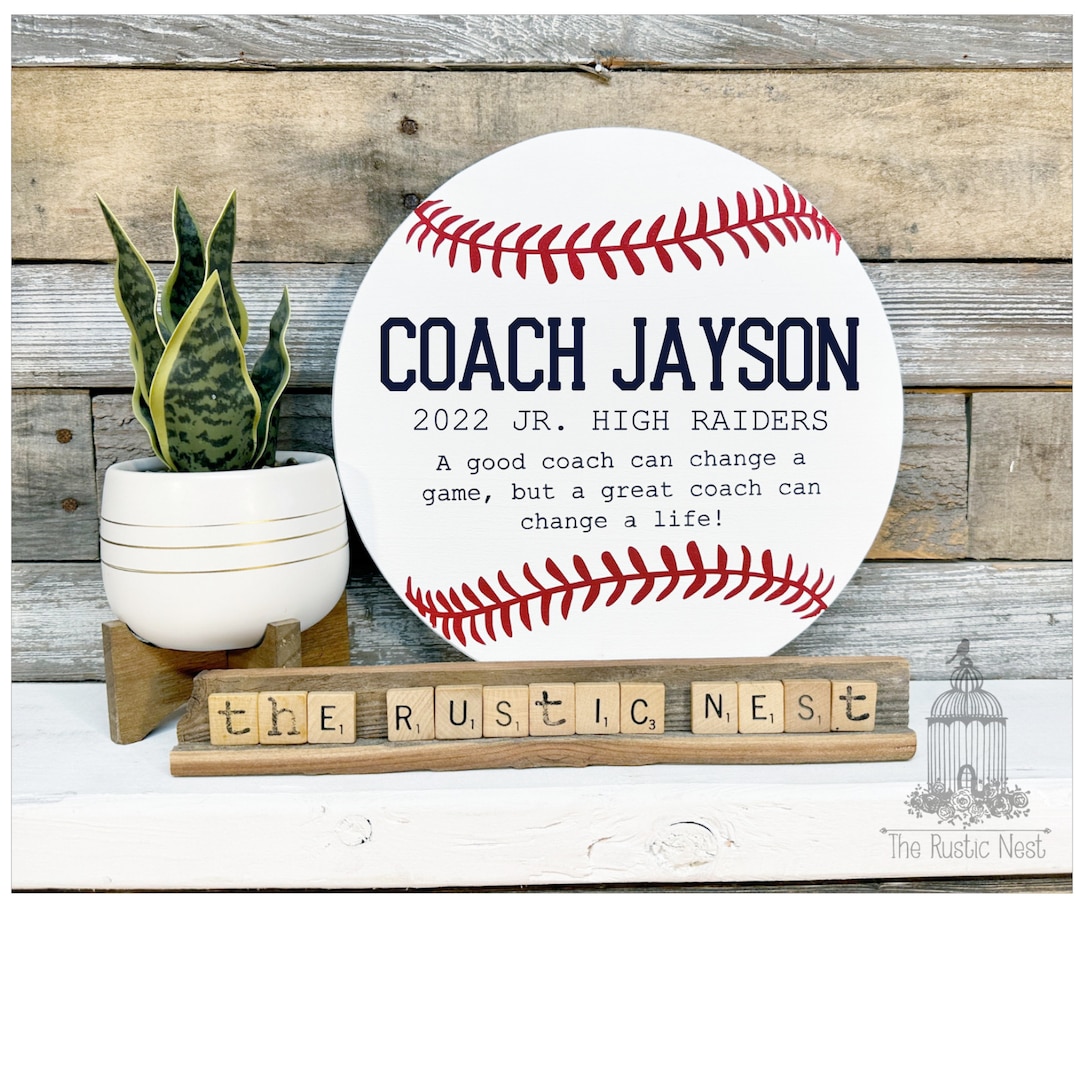 Baseball Coach Gift | Softball Coach Gift | Graduation Gift | End of ...