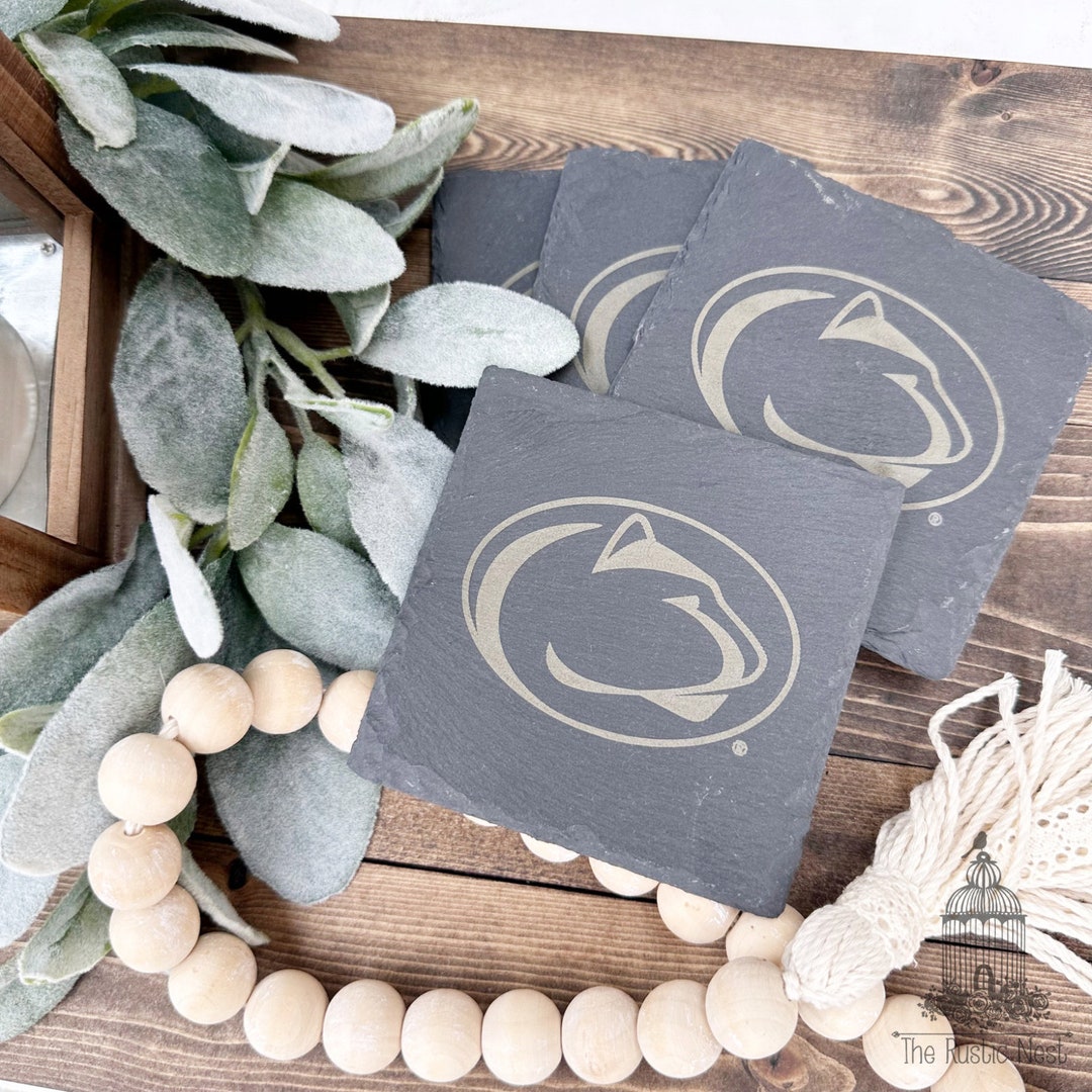 Penn State Coasters (set of 4) | Slate Coasters | Custom Coasters ...