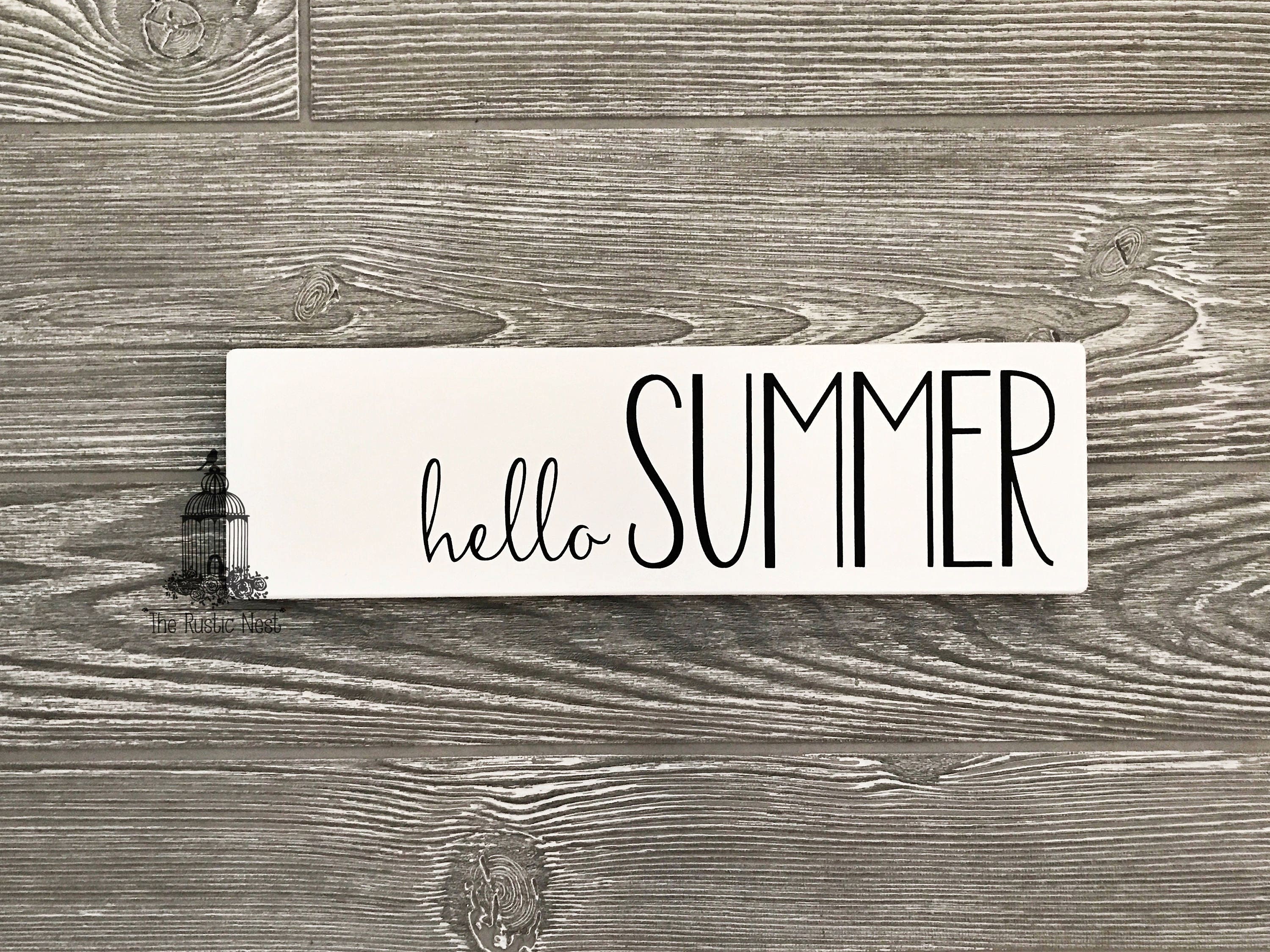 Seasonal Signs Hello Spring Hello Summer Hello Fall Hello - Etsy