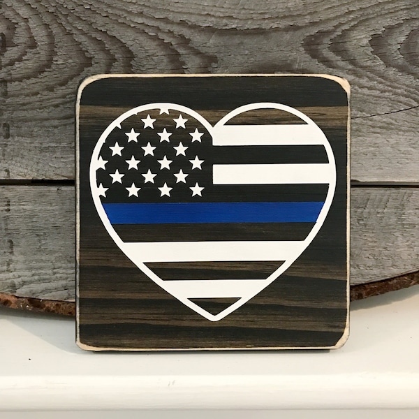 Thin Blue Line Decor - Etsy