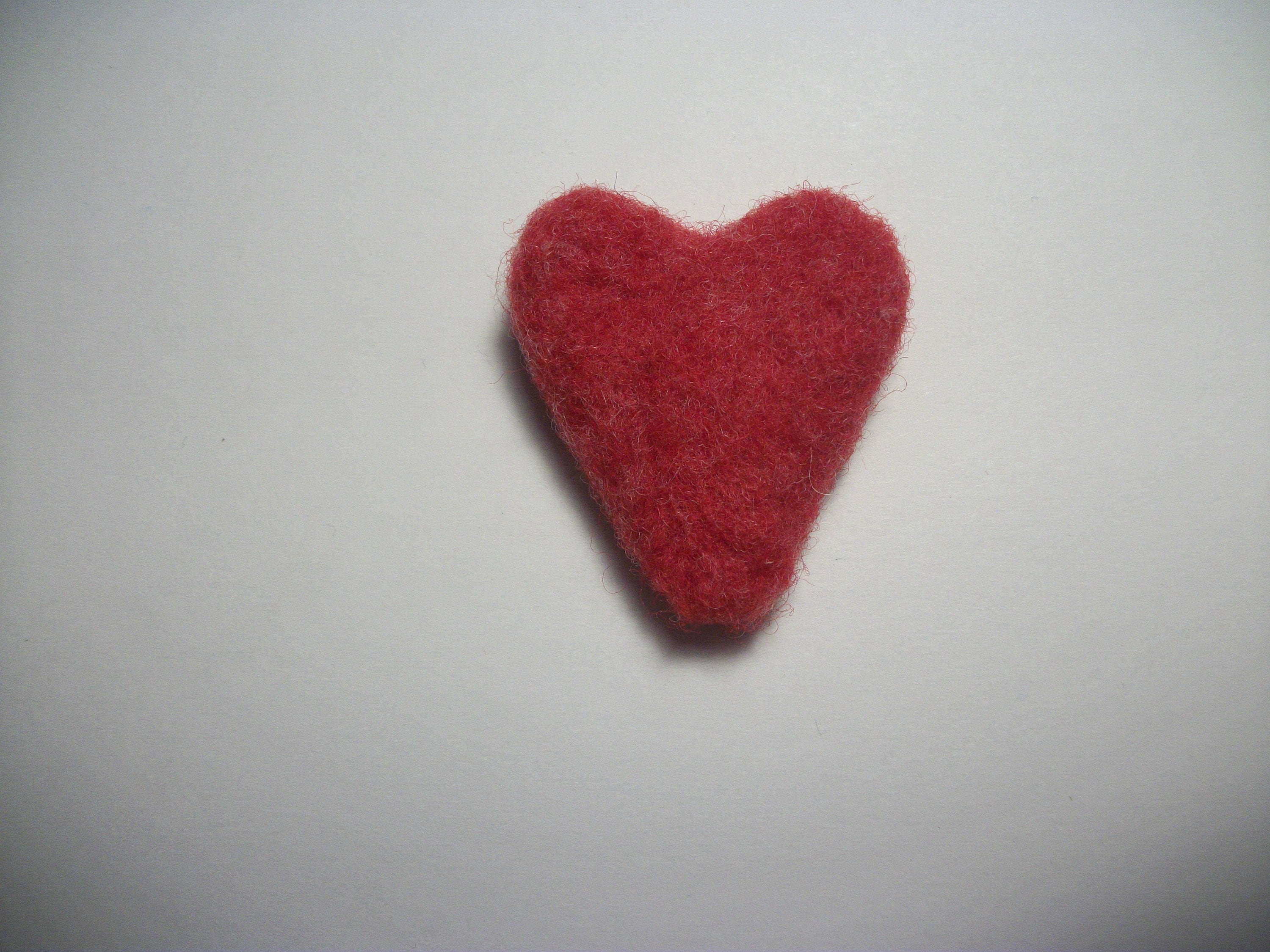Needle Felt Heart - Etsy