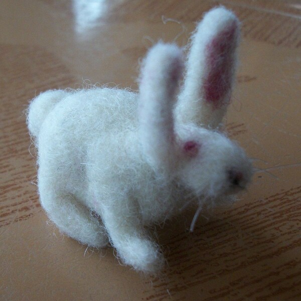 Needle Felted Rabbit - Etsy