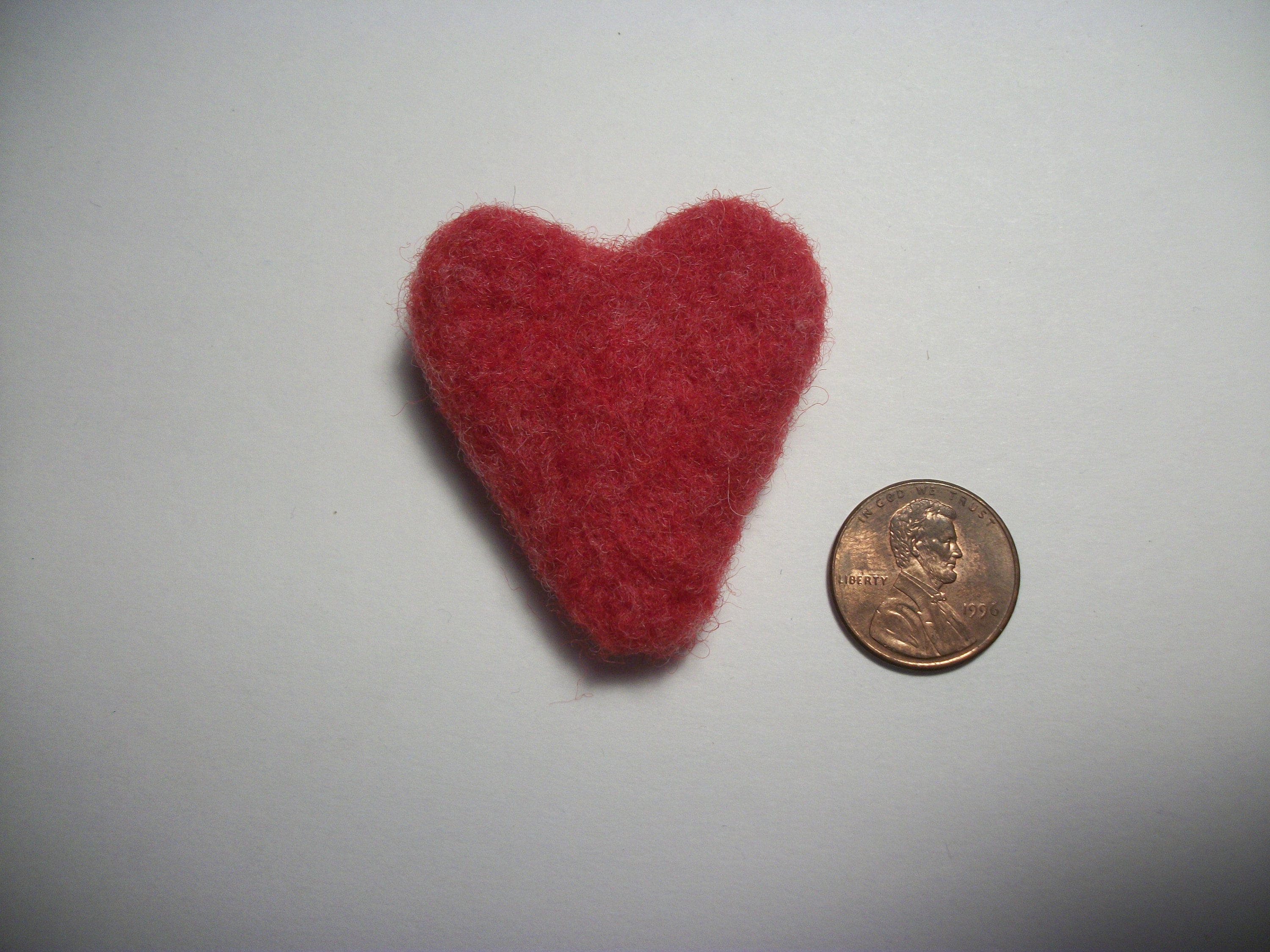 Needle Felt Heart - Etsy