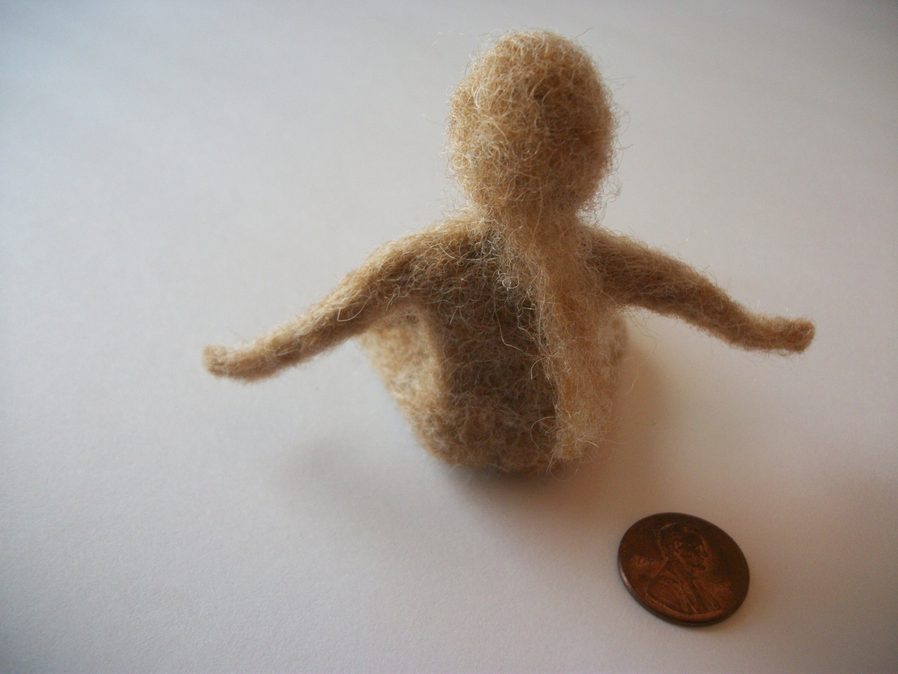 Needle Felt yoga woman felted person felted yoga person | Etsy