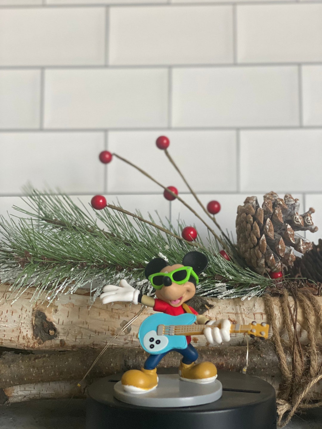 Rock Star Mickey Mouse Ornament - Etsy