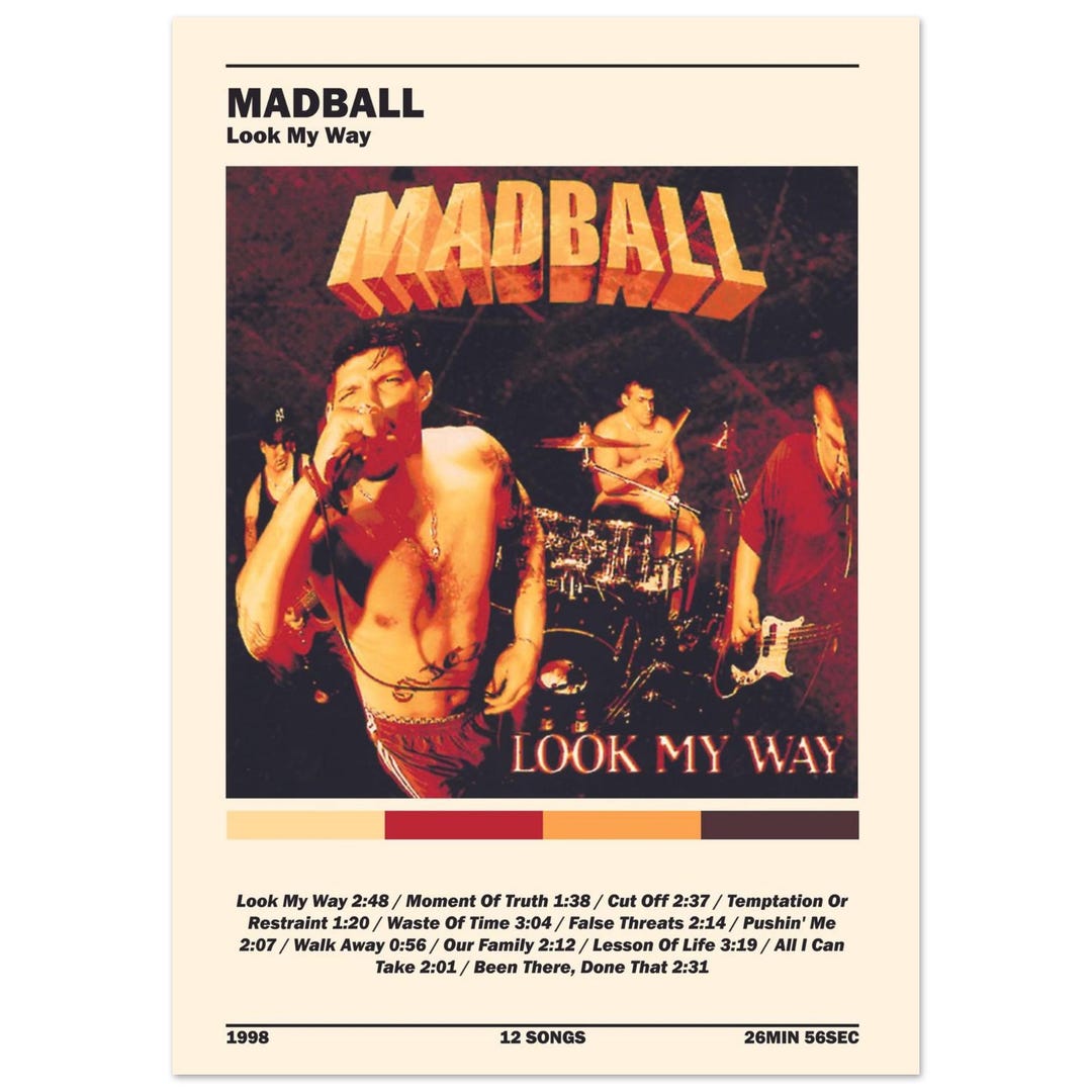 Madball - Look My Way Poster - Etsy