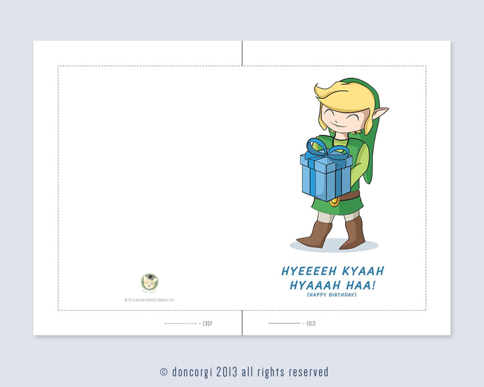 Printable Legend of Zelda Birthday Card | Digital Card | Happy Birthday ...