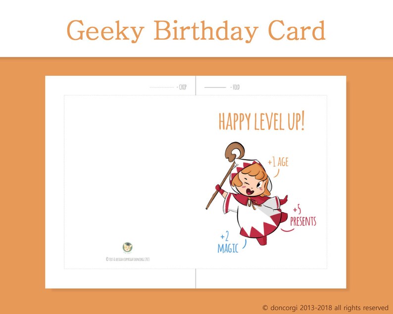 Printable Level up Birthday Card Funny Birthday Card Girlfriend Nerdy ...