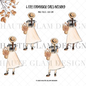 Fall Farmhouse Clipart Set, Autumn Fall Thanksgiving Clip Art ...