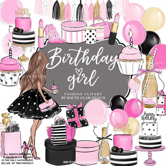 Pink Birthday Present Clip Art