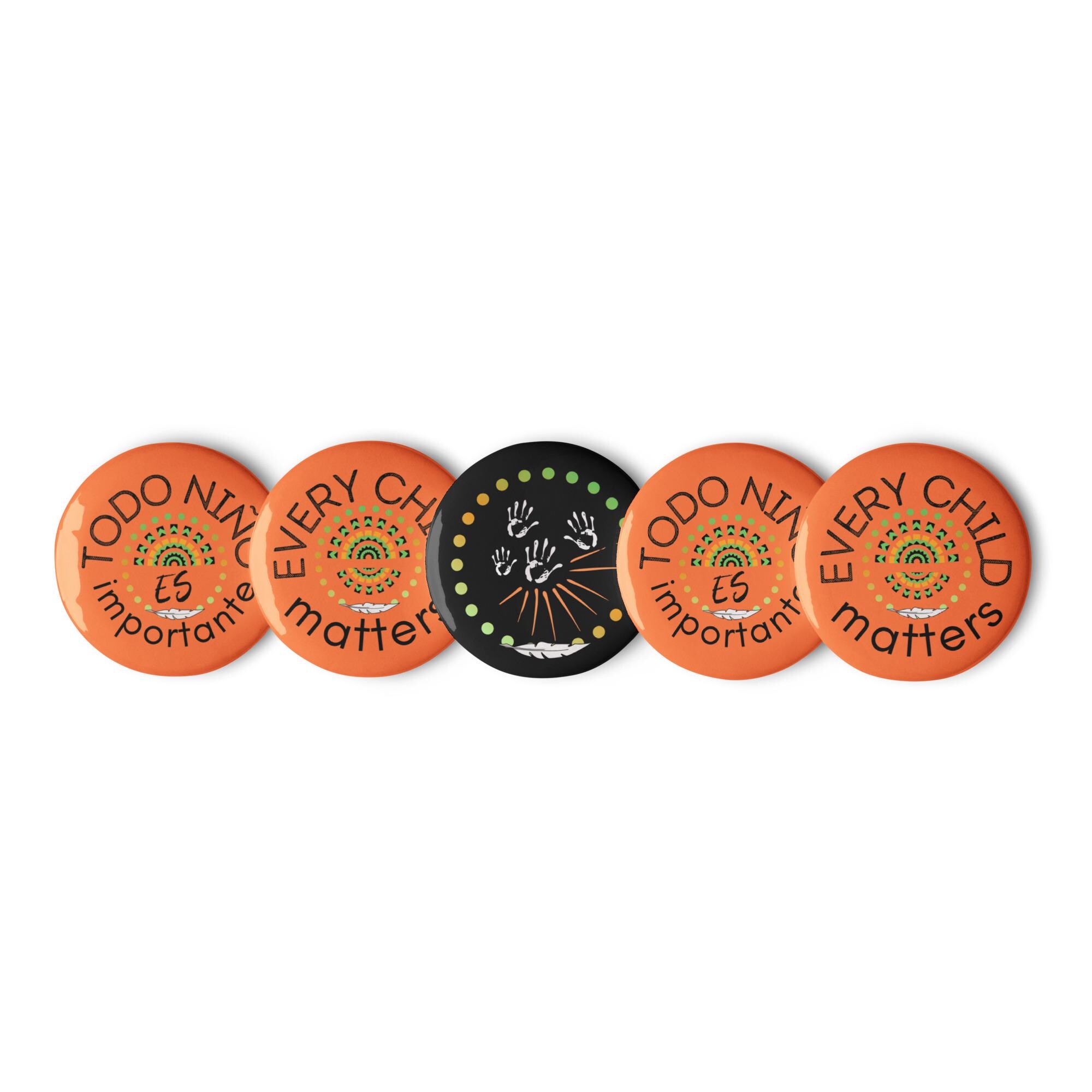 Set of Pin 5 Buttons - Every Child Matters - Todo Niño Es Importante - Etsy