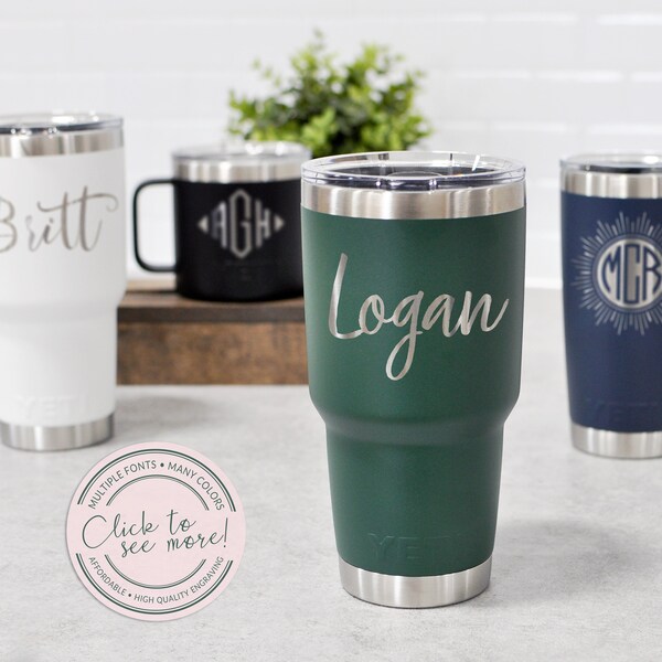 Engraved Custom Yeti Mugs - Etsy