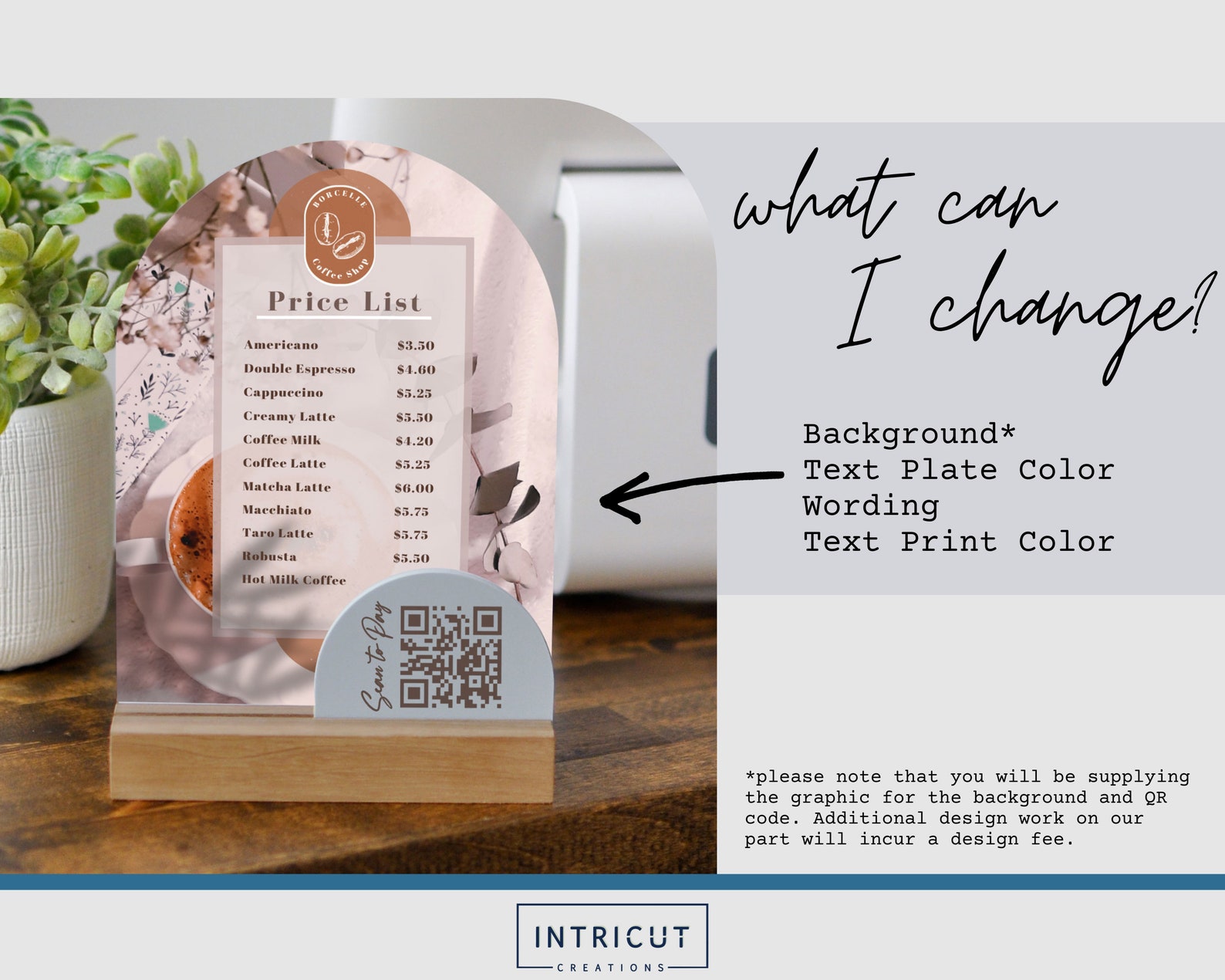 Custom Acrylic Price List - Small Business Price List - Personalized ...