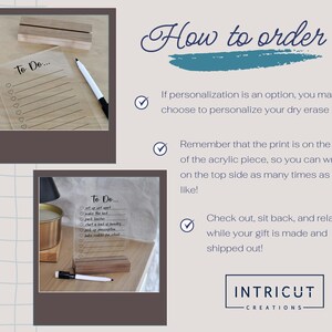 Acrylic to Do List, Dry Erase Planner, Mom Organization - Etsy