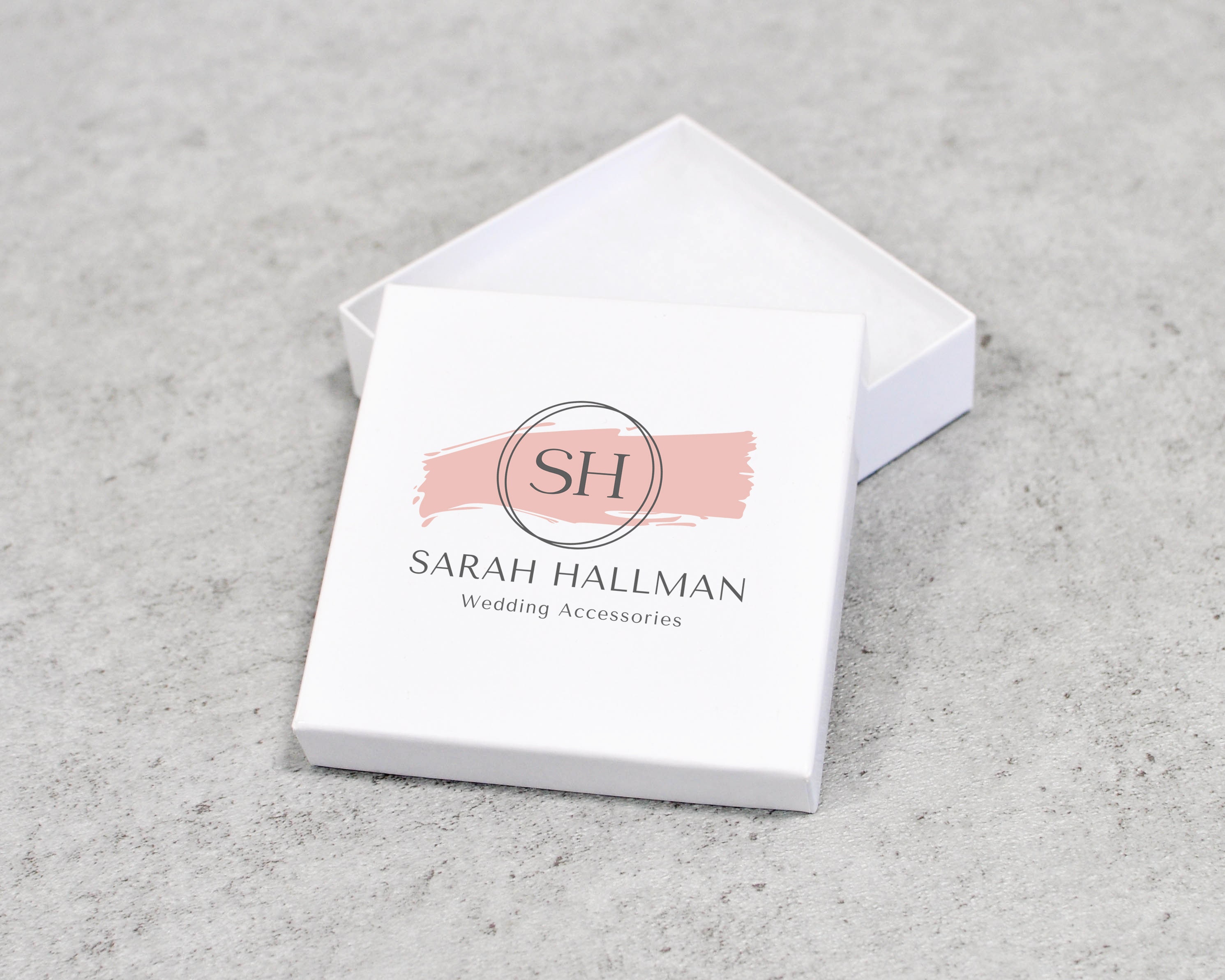 Custom Branded Jewelry Box Business Logo Printed Jewelry | Etsy