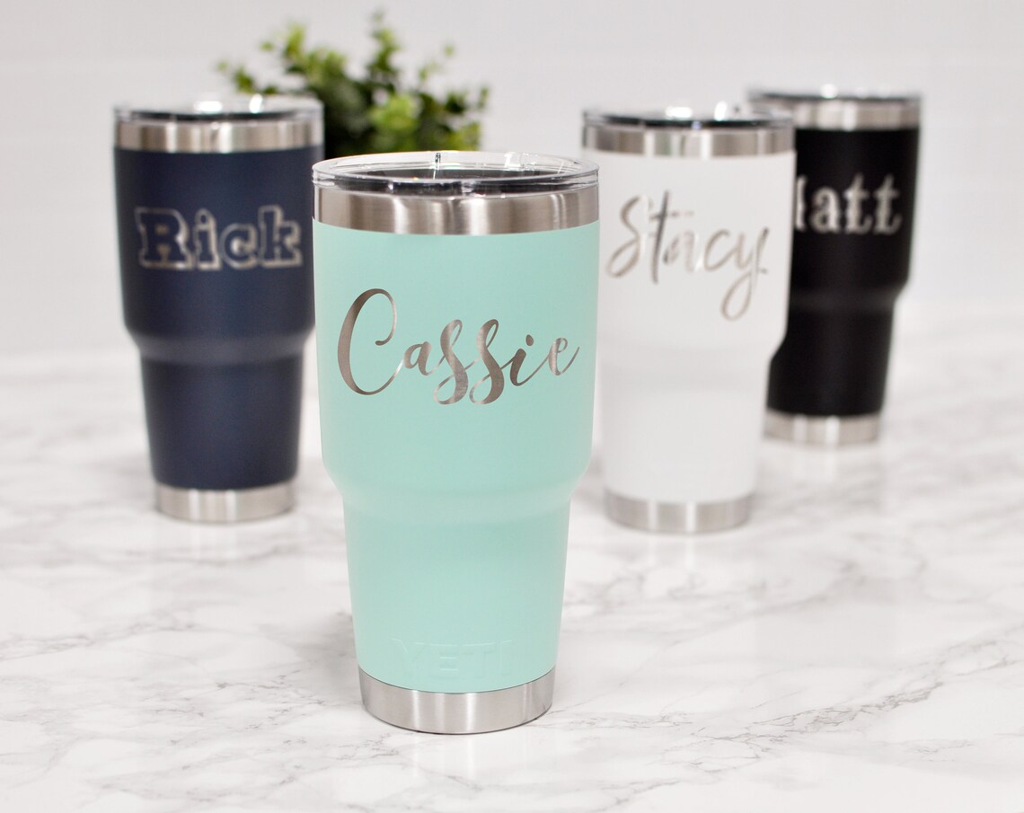 Vaso Yeti Grabado A Medida 30 Oz Yeti Rambler Tumbler De Etsy