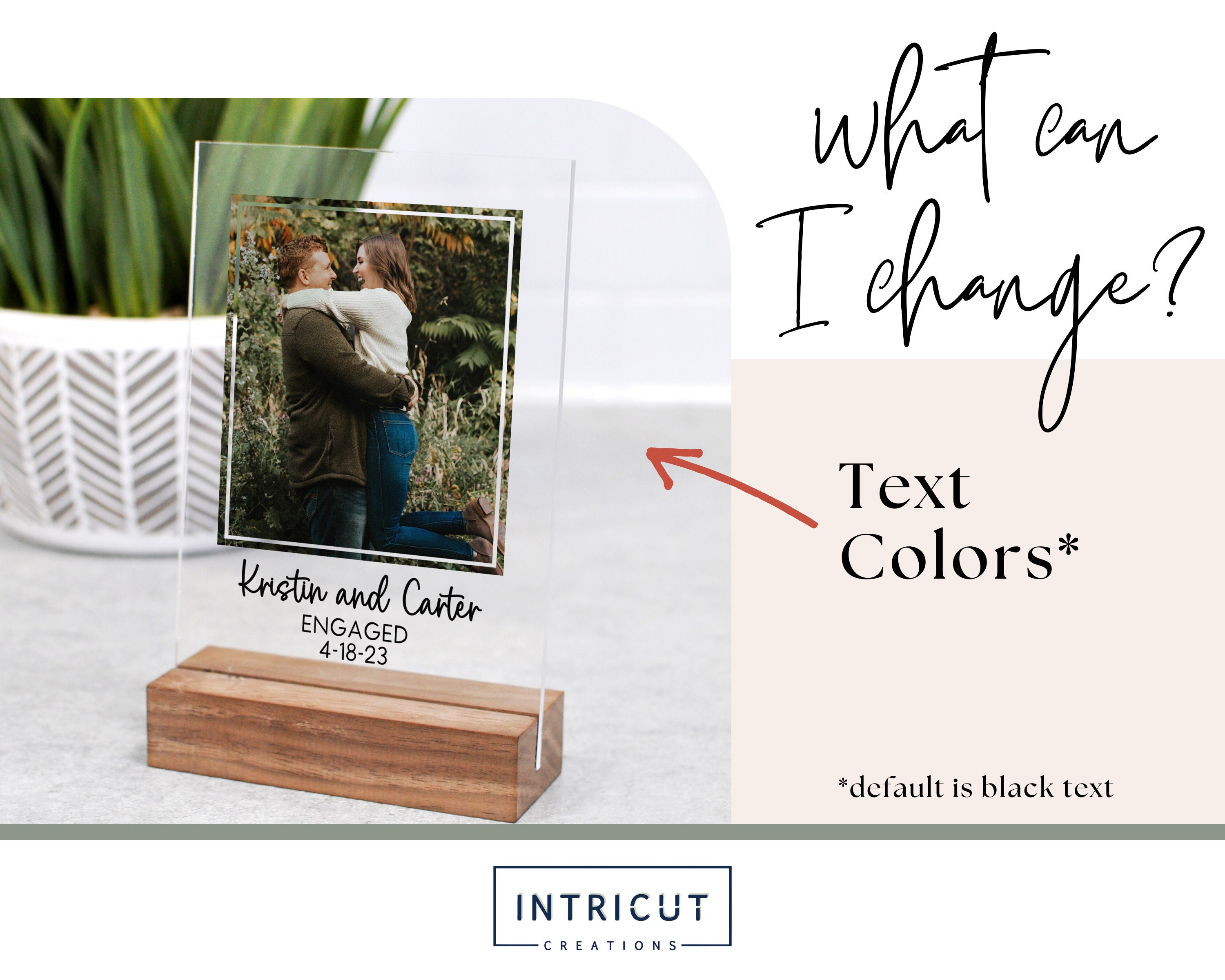 Personalized Photo Print Printed Engagement Photo Free - Etsy