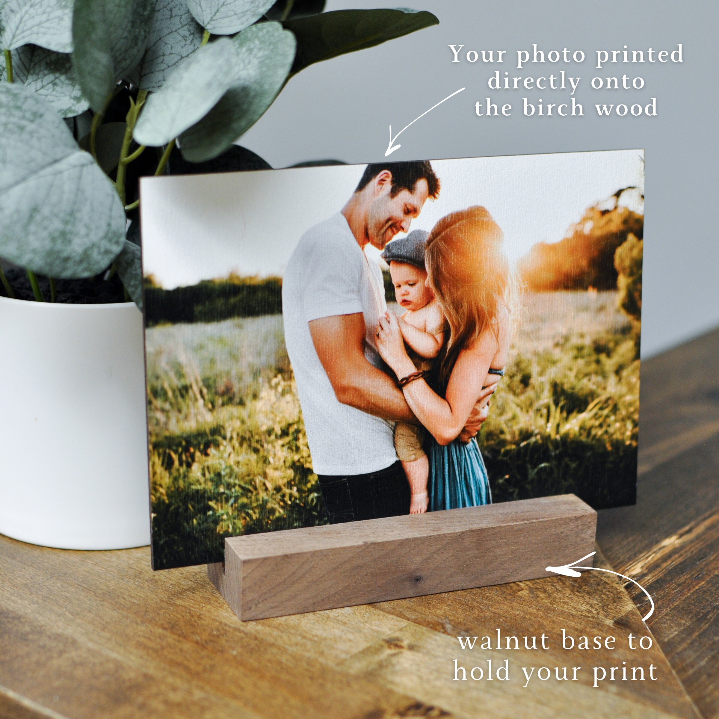 Custom Photo on Wood, Long Distance Relationship Gifts, Picture Gifts ...