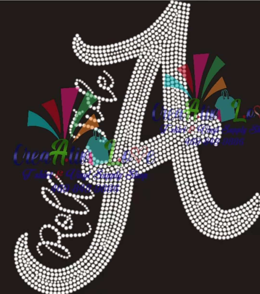 Alabama Rhinestone Transfer - Etsy