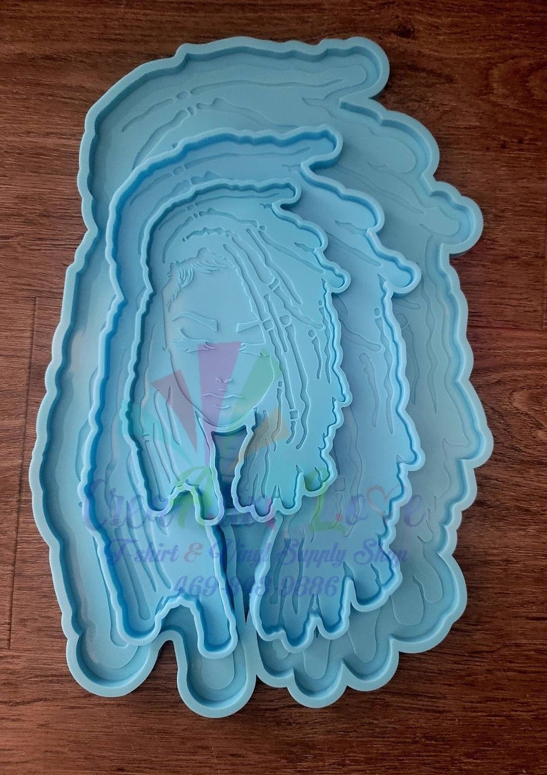 Woman With Dreads Mold - Etsy