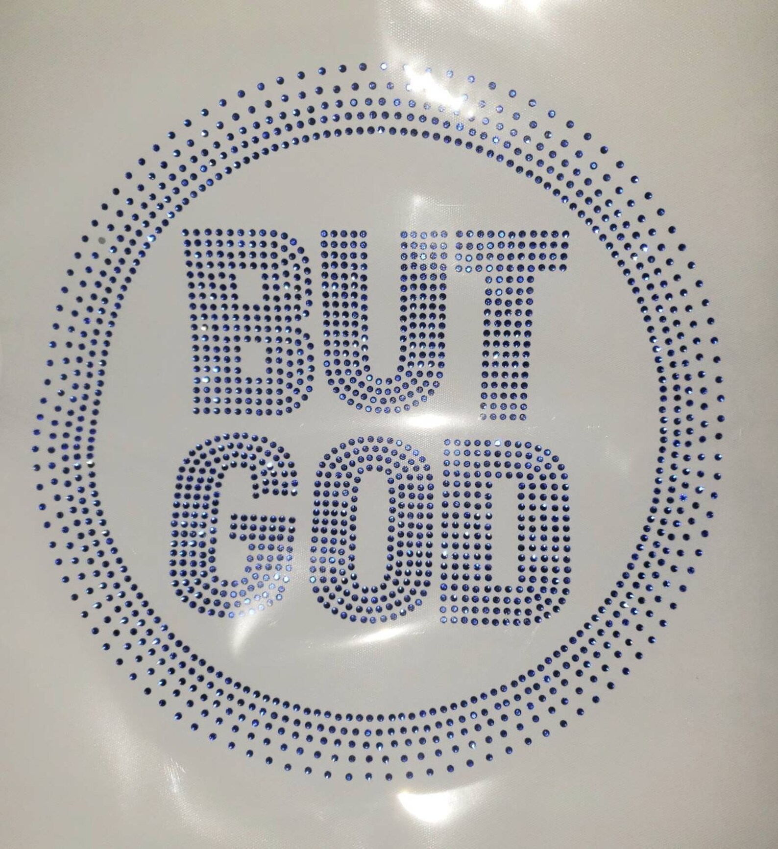 But God Bling Rhinestone Transfer - Etsy