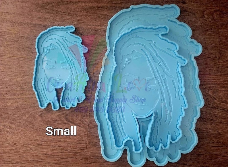 Woman With Dreads Mold - Etsy