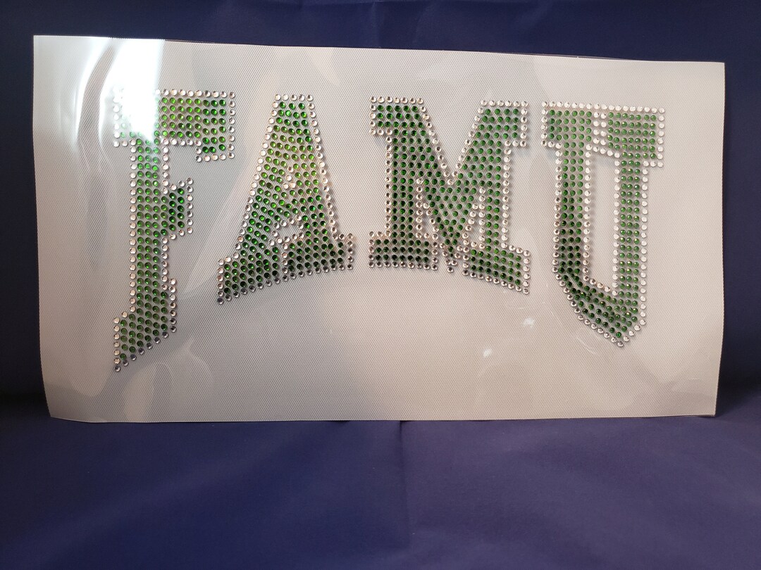 Famu Rhinestone Transfer - Etsy