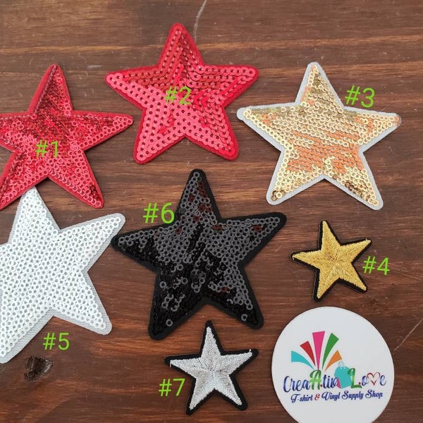 Star Patches for Clothing - Etsy