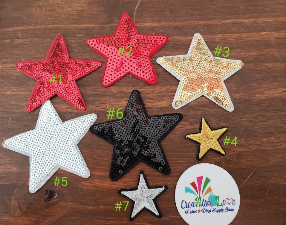 Star Shaped Patches | Etsy