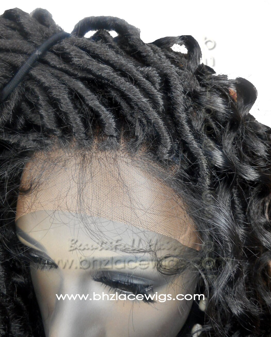 EXCLUSIVE Black Goddess Locs Faux Locs Dread Lock Lace Front - Etsy