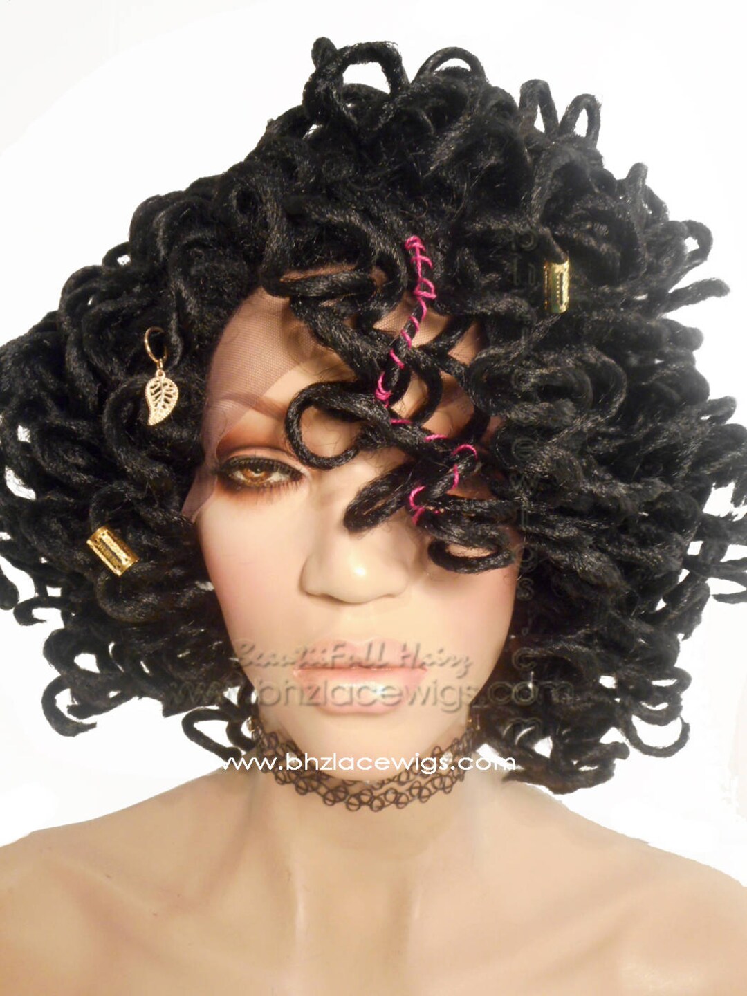 EXCLUSIVE Ledisi Faux Locs Sister Loc Dread Lock Curly Sister Locs Lace ...