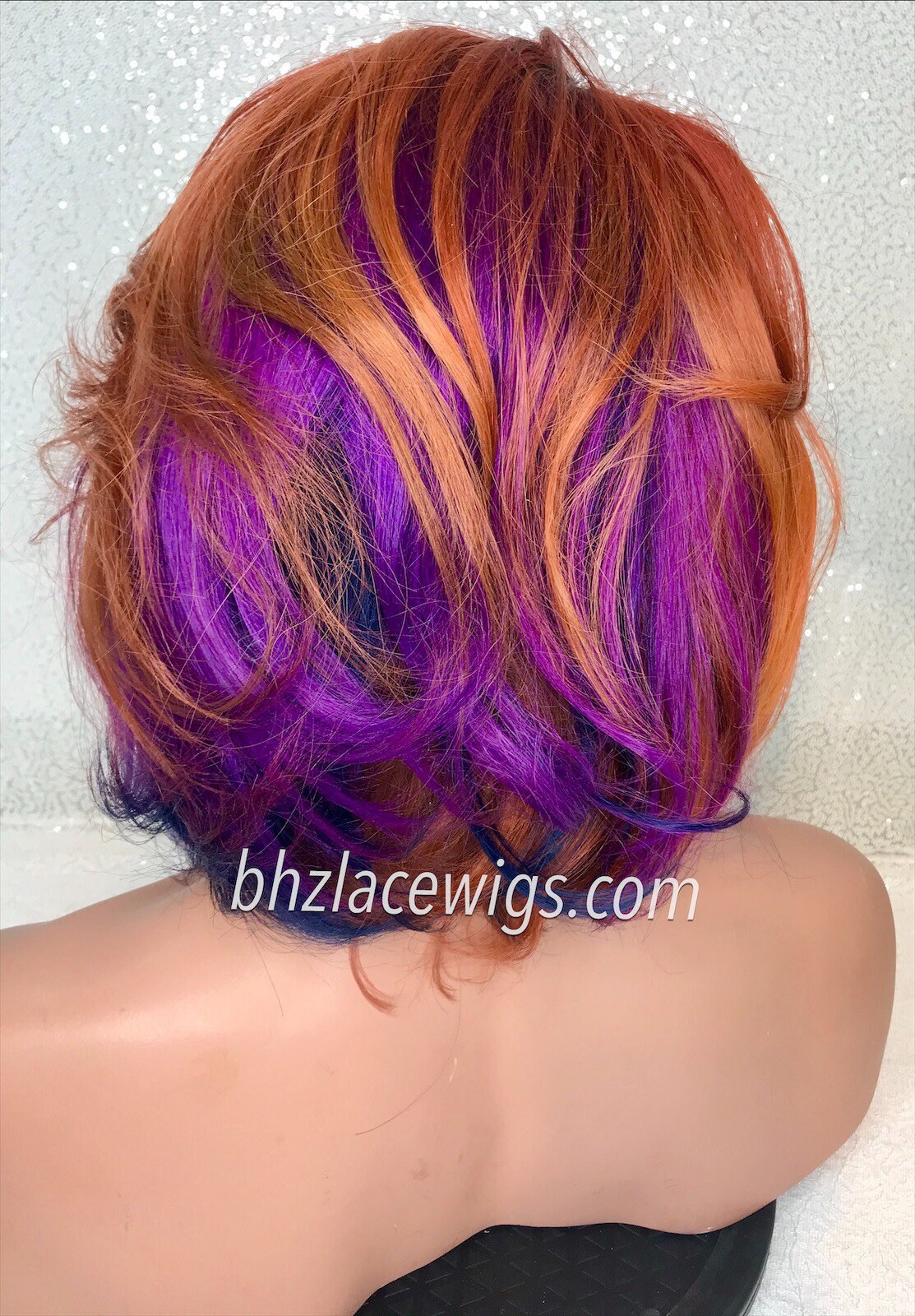 EXCLUSIVE custom color bob wig 100% Human hair wig Brown wig | Etsy