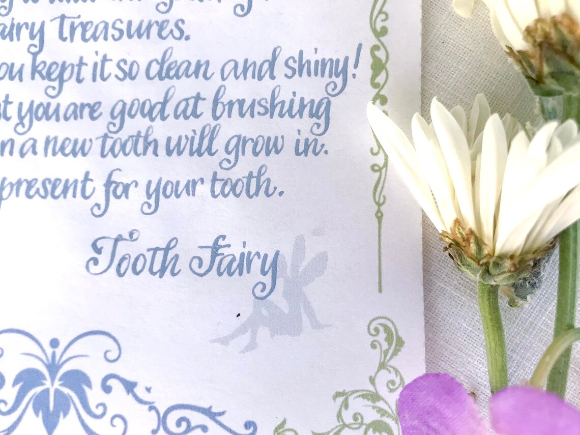 Boy's Personalized Tooth Fairy Letter Boy's First - Etsy