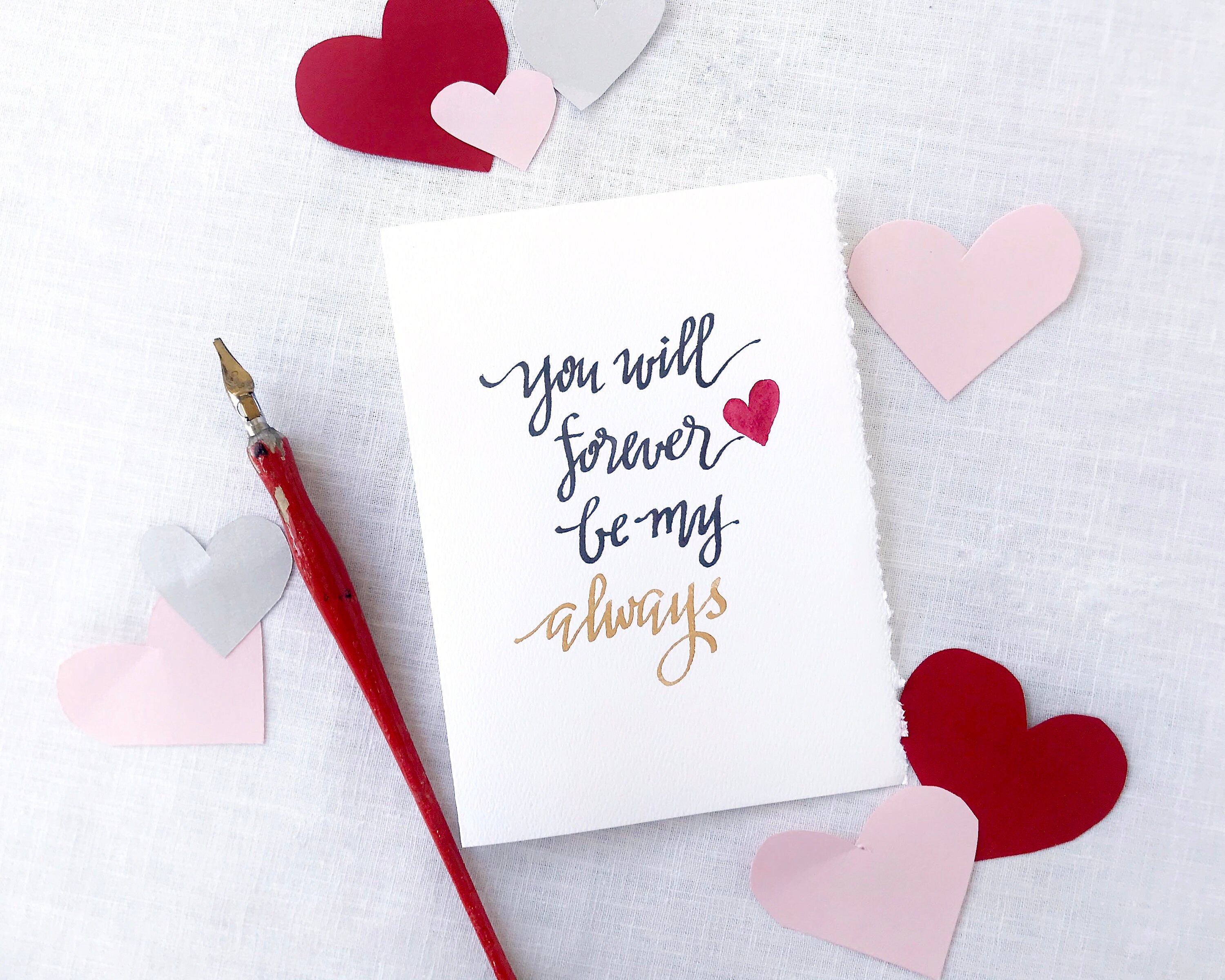 Romantic Card Love Card for Anniversary Engagement Card - Etsy