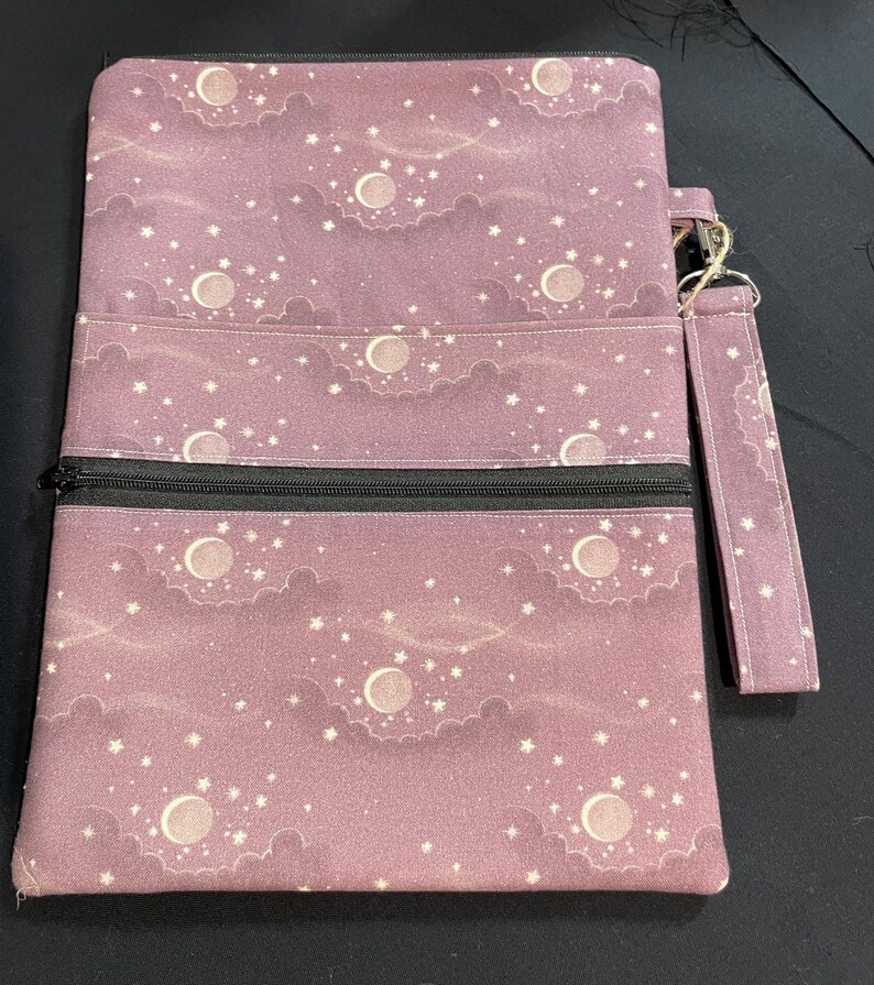 Large Zipper Closure Books Sleeve With Front Zipper Pocket - Etsy
