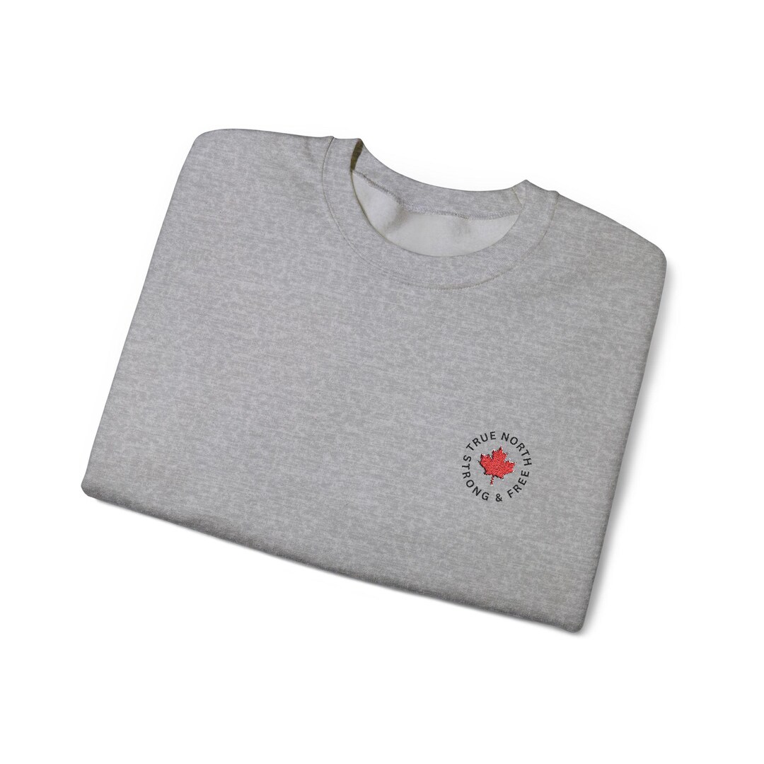 Show Your Canadian Pride With This Embroidered Canada Sweatshirt - Buy ...