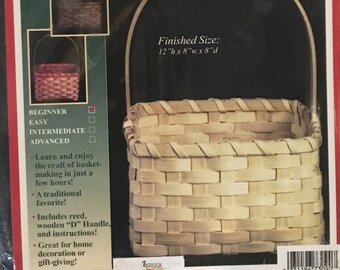 Basket Weaving Kit: Basic Round Basket - Etsy