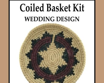 Basket Making Kit, Traditional Round Basket, Weaving Kit, Complete DIY ...