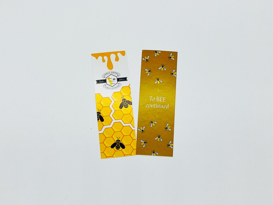 4 Honey Bee Bookmarks, Beekeeping Bookmarks, Book Holder, Book Lover ...